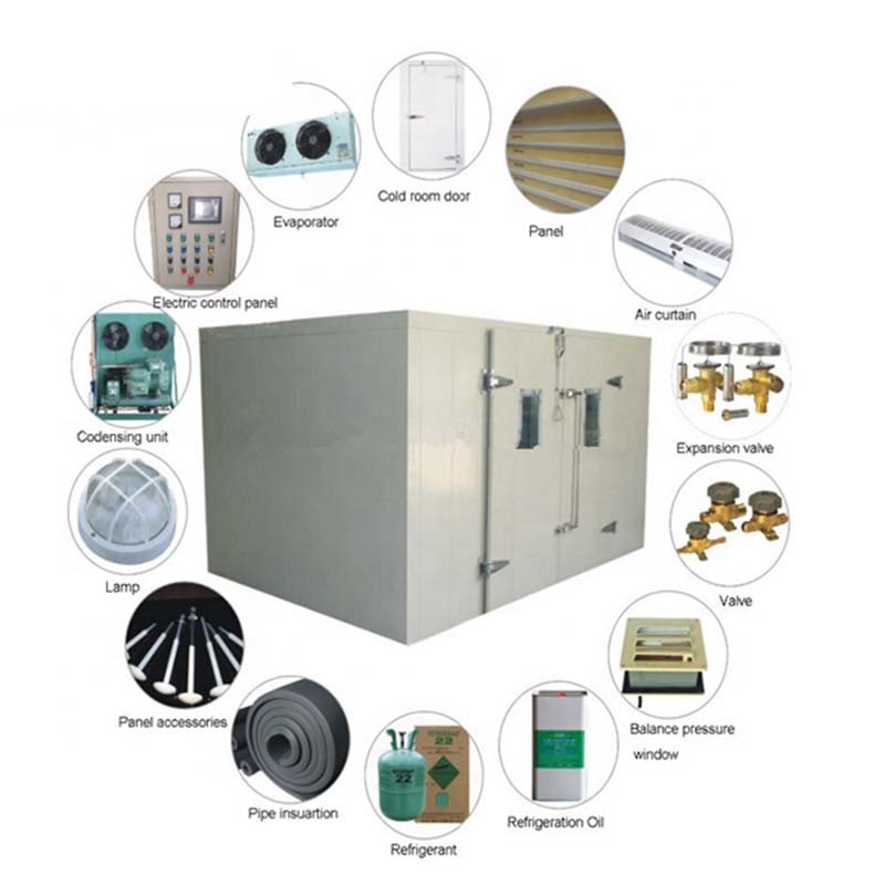 Double-Side Coloured Steel PU Panel Berjalan Di Cold Room Freezer ...